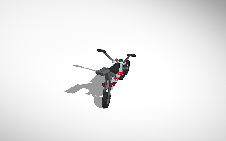 3D design motorbike | Tinkercad