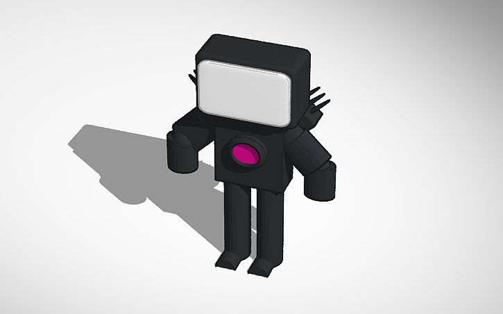 3D design TV MAN TİTAN - Tinkercad