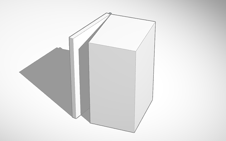 3D design fridge - Tinkercad