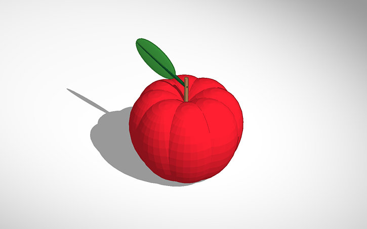 3D design Apple | Tinkercad