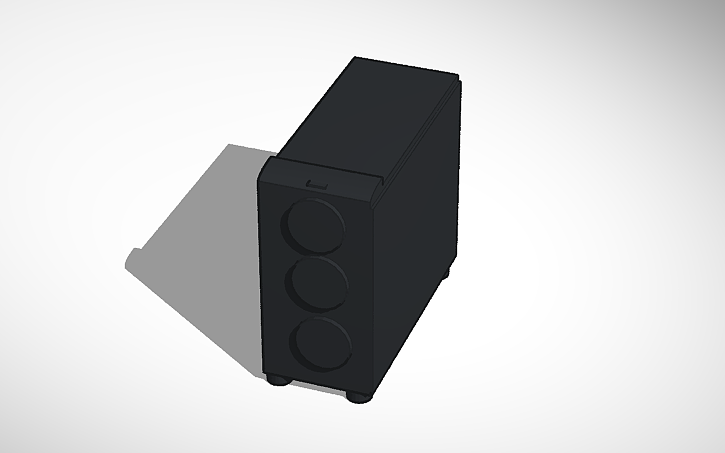 3D design gaming pc - Tinkercad