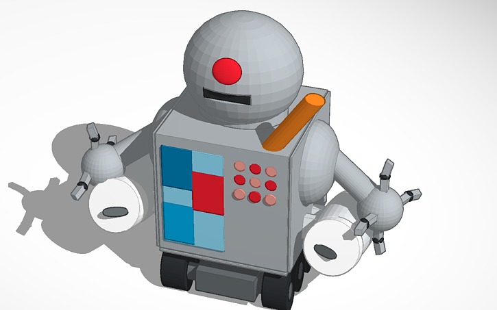 3D design ROBOT!!!!!!!!!!!!!!!!!!!!!!!! - Tinkercad