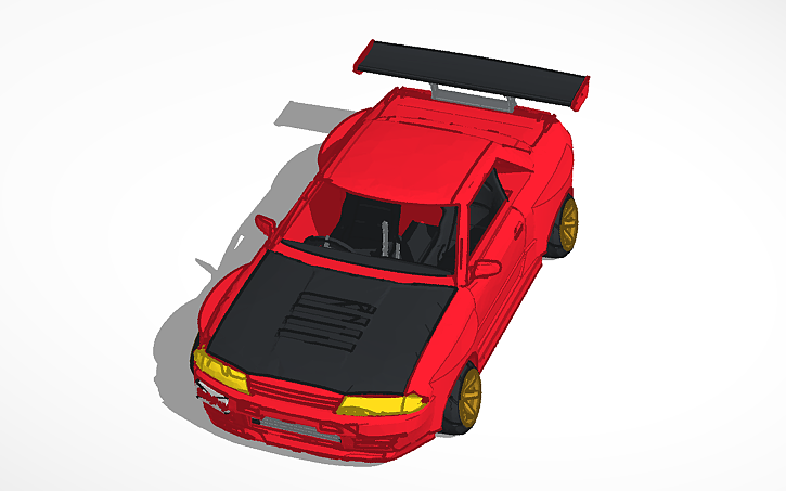 3D design Custom Nissan R32 - Tinkercad
