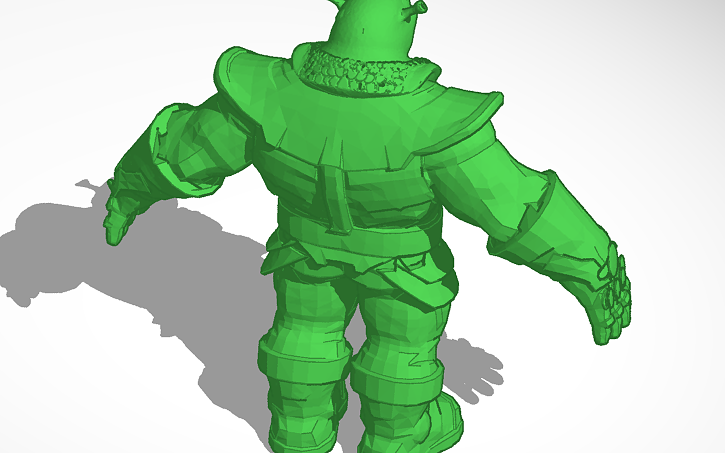 3D design Almighty Shrek - Tinkercad