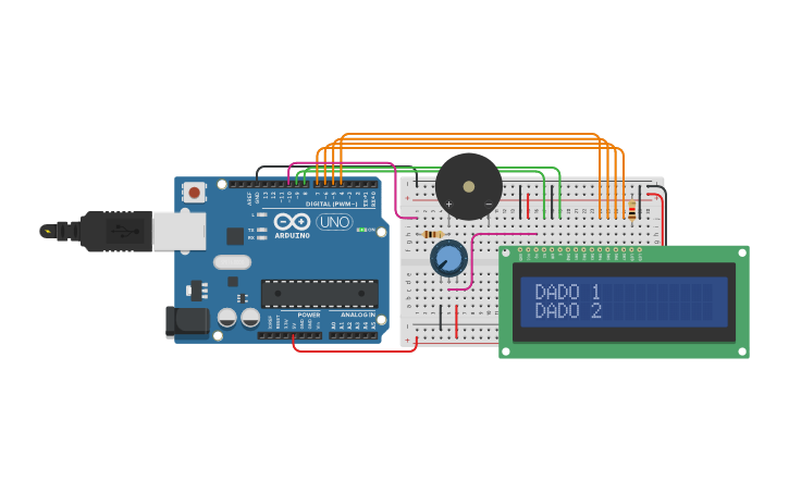 Circuit design DISPLAY - Tinkercad