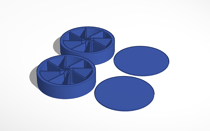 3D design Car Wheel - Tinkercad