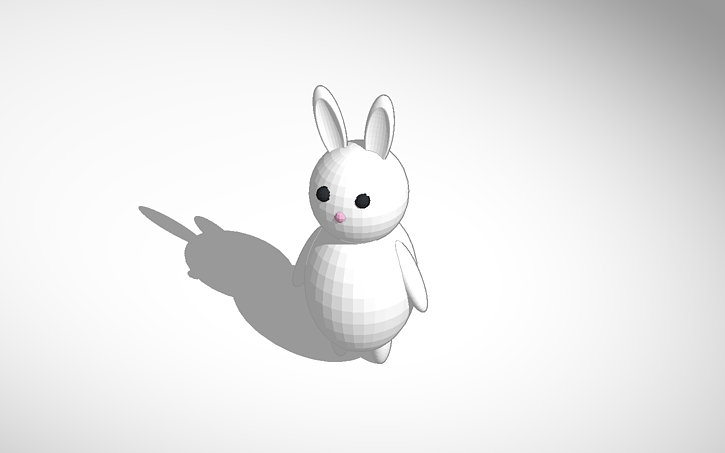 3D design Rabbit doll | Tinkercad