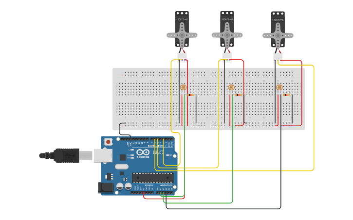 Circuit design Esercizio Arduino 2 14-03-2022 - Tinkercad