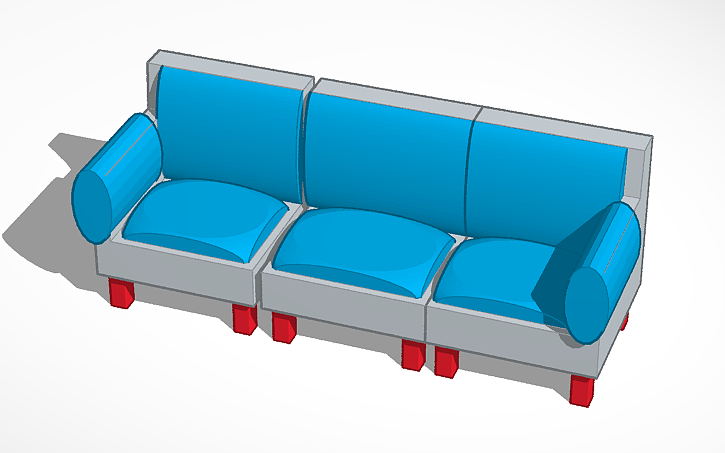 3D design chair - Tinkercad