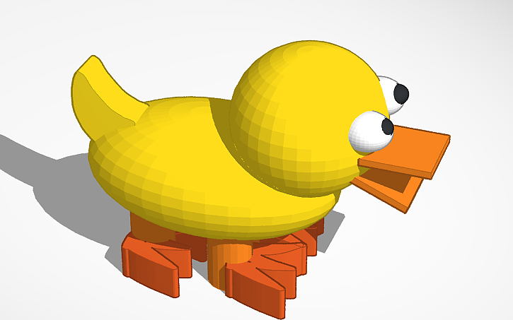 3D design A DUCK - Tinkercad