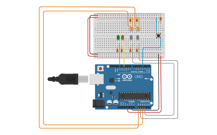 Circuit Design Arduino Multitasking Using Interrupt And Polling Methods