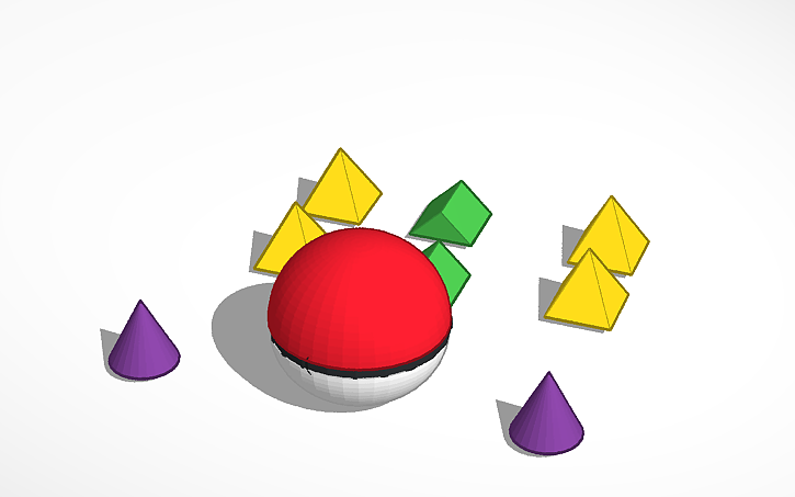 3D design Pokemon - Tinkercad