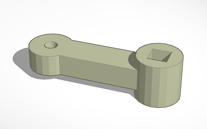 3D design leg - Tinkercad