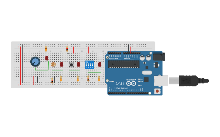 Circuit Design Actividad 2 Tinkercad