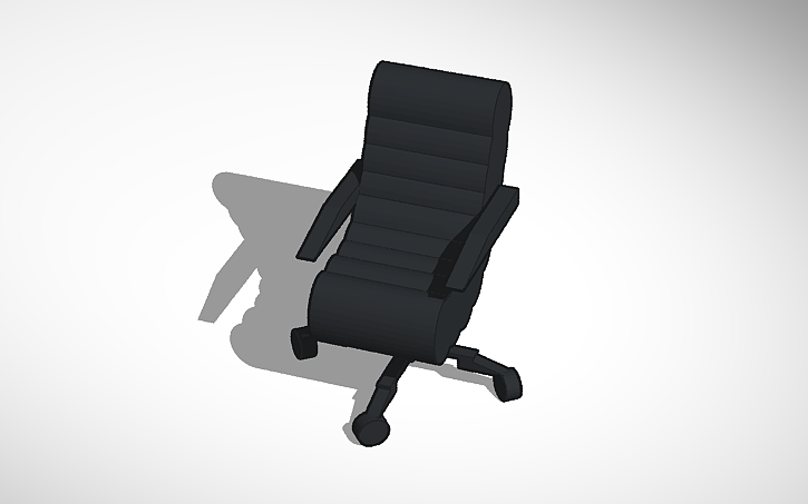3D design gaming chair design - Tinkercad