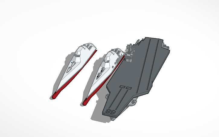 3D design Turing Class Destroyer - Tinkercad