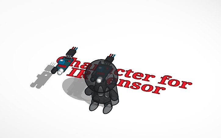 3D design Blanky Character for IR Sensor | Tinkercad