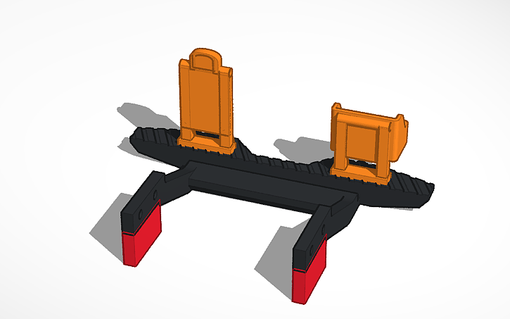 3D design WPL C24 Rear Tire Holder 1 - Tinkercad