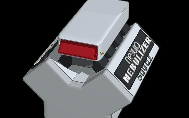 3D design Nebula V8 "Nebulizer" - Tinkercad