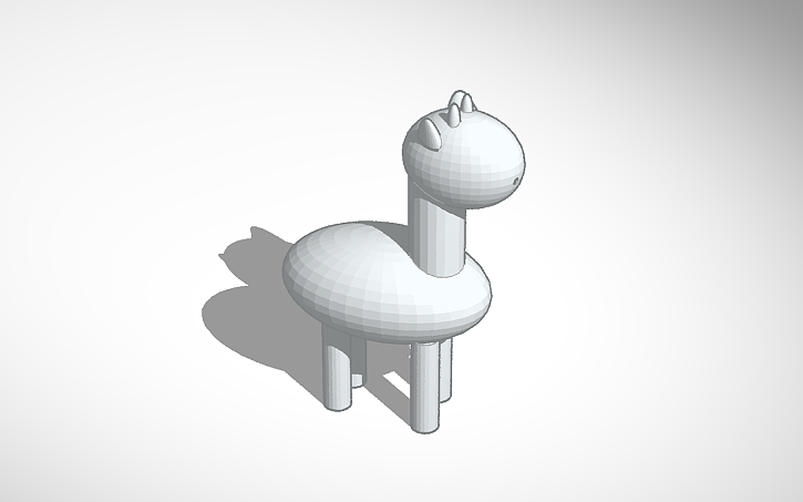 3D design Giraffe - Tinkercad