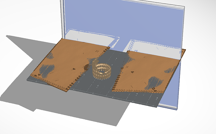 3D design Roman Colosseum - Tinkercad