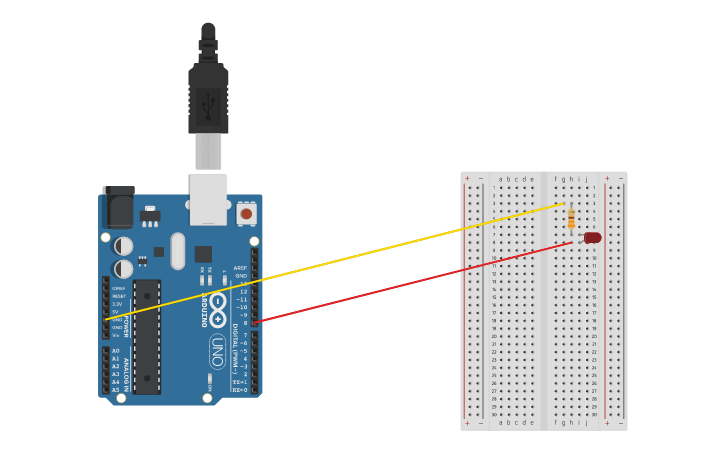 Circuit design placa arduino 1 - Tinkercad