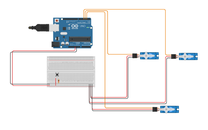 Circuit design ActividadBinas E5 - Tinkercad