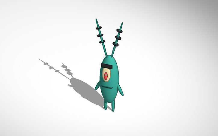 3D design Plankton - Tinkercad