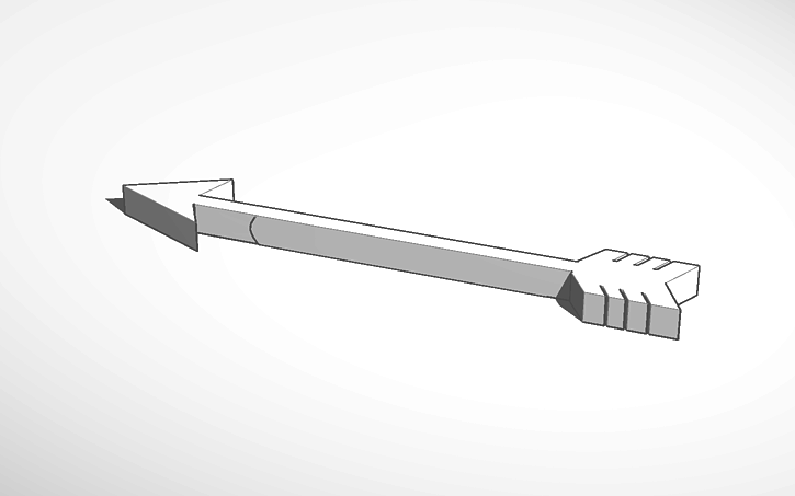 3D design Arrow - Tinkercad