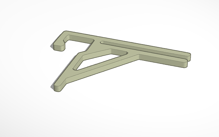 3D design balcony table - Tinkercad
