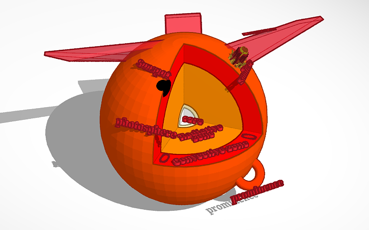 3D design Sun diagram | Tinkercad