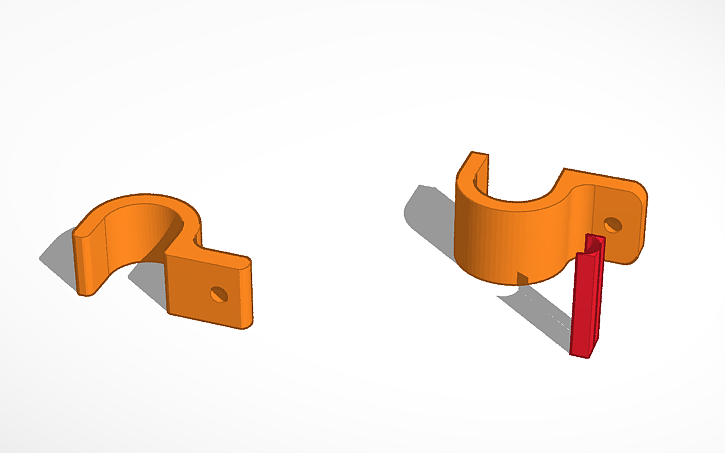 3D design Tube holder 14mm diameter | Tinkercad