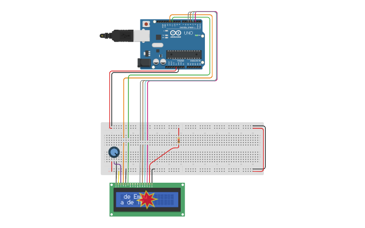 Circuit design Display - LED | Tinkercad