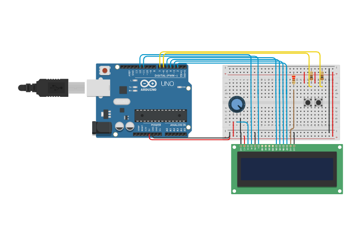 Circuit design Sim. Arduino 3 | Tinkercad