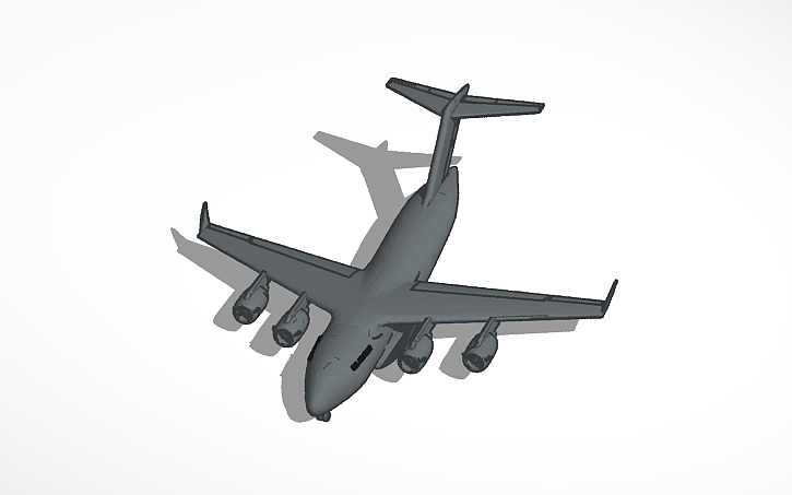 3D design Boeing C-17 Globemaster III - Tinkercad