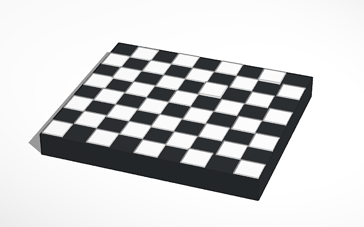 3D design Chess board | Tinkercad