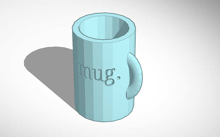 3D design mug. - Tinkercad