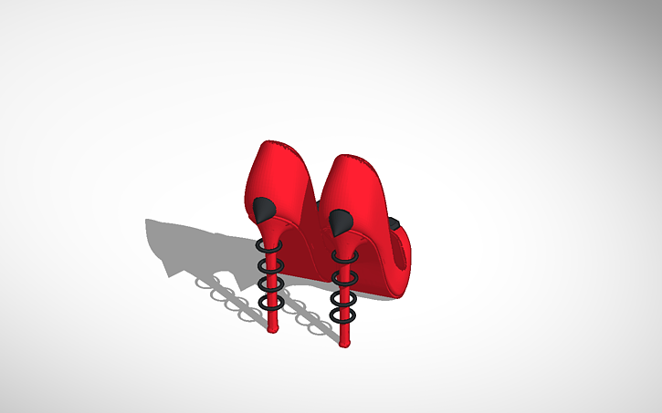 3d Design Copy Of Heels Tinkercad
