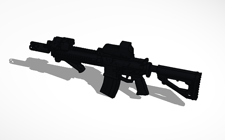 3D design Airsoft Concept 7-2 - Tinkercad