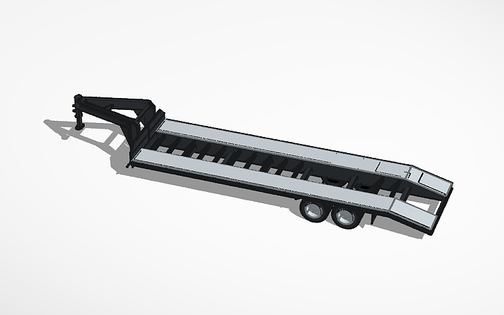 3d Design Gooseneck Trailer Tinkercad