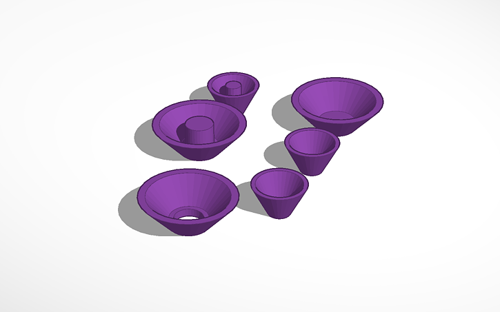 3D design Calibration flower pot shape | Tinkercad