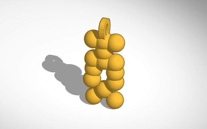 3D design Lesson: Spheres #Earrings result | Tinkercad