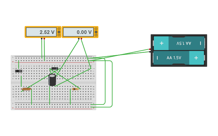 Circuit design Boost Converter - Tinkercad