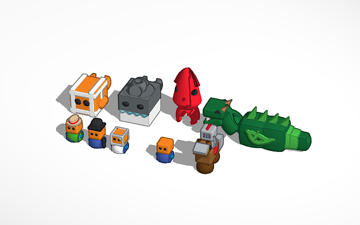 3D design Tinkerplay mini-people (and more) - Tinkercad