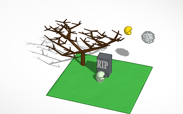 3D design DEATH | Tinkercad
