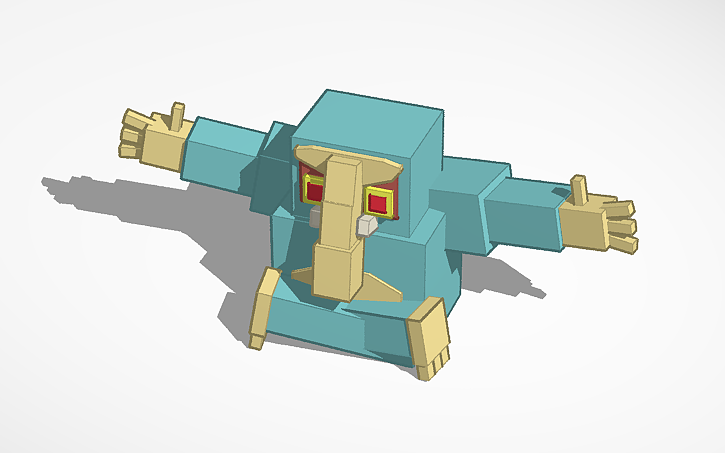 3D design Zomba Curse (semi-grade 1) - Tinkercad