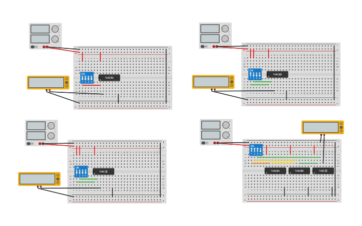 Circuit Design Combinational Logic Tinkercad 