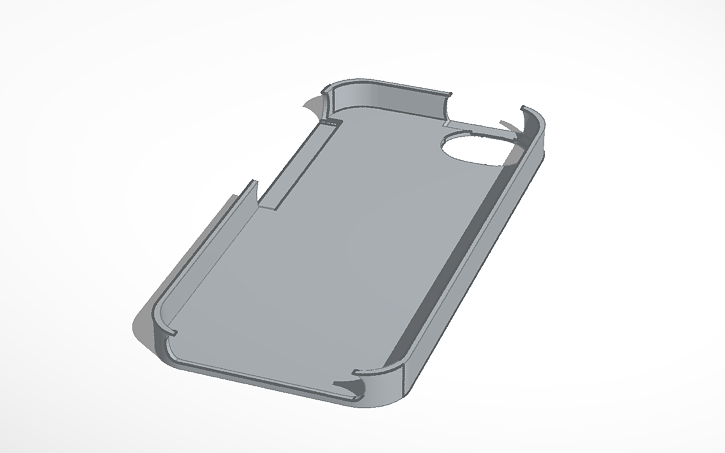 3D design Copy of iPhone 5S case #template | Tinkercad