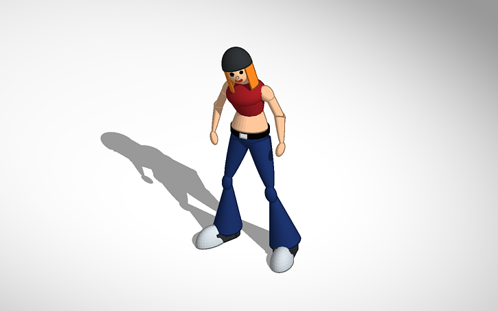 3D design 1st Female - Tinkercad