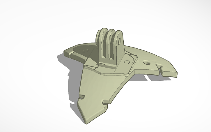 3D design Gopro Chin Mount - Tinkercad